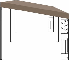 Altán ke zdi 6 x 3 x 2,5 m taupe 312267
