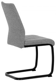 Jídelní židle MINATA — kov, látka, více barev Lanýžová