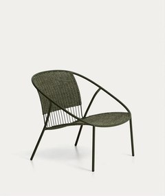 Zelené zahradní křeslo Atrani – Kave Home