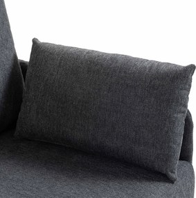 Ziden Couch 2 Sitzer látka – černá