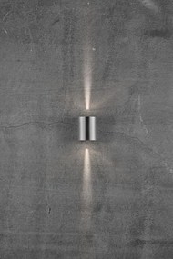 NOR 49701034 Venkovní nástěnné svítidlo Canto 2 2x6W LED nerez ocel čirá - NORDLUX