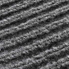 PVC rohožky 2 ks šedé 90 x 60 cm 278748