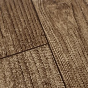 Multi-decor, PVC podlaha - lino AladinTex Start 0201 dub tmavý, na míru, šíře 2m, hnědá, bez podkladu, dětský pokoj