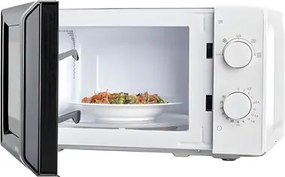 Medion MD11475 černá/bílá / Mikrovlnná trouba / 700 W / 20 l / mechani