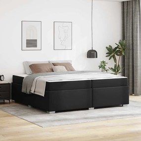 Rám postele Černá 200 x 200 cm PVC 3399250
