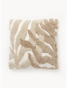 Bavlněný povlak na polštář s všívaným rostlinným motivem Sela