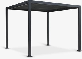 KONGEMOSE Pergola KONGEMOSE Š3xD3xV2,36 m černá