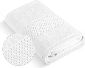 Bellatex Froté ručník  nopkový vzor 50x100 cm Bílá