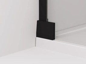 Sanswiss CADURA CA13+CAT3 sprchový kout obdélníkový 110x80 cm Profil: Černá, Sklo: Hladké čiré, Rozměr: 110x80 cm