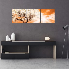 Oranžový obraz stromu (120x40 cm), 40 dalších rozměrů
