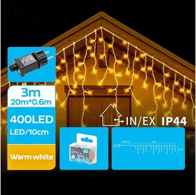 BRILAGI - LED Venkovní  řetěz 400xLED/8 funkcí 23x0,6m IP44 teplá bílá