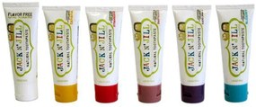 Jack N´ Jill Přírodní zubní pasta s příchutí 50 g Bez příchutě