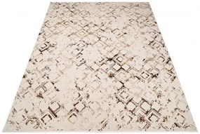 Kusový koberec GOLDEN MZ25C moderní krémový Rozměr: 80x150 cm