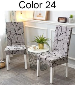 Různé elastické potahy na jídelní židle Varianta: Color 24