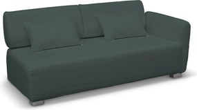 Potah na pohovku Mysinge - 2.místná, jedno boční opěradlo barva zelená látka sametová