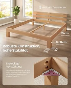 Manželská postel s LED osvětlením a USB 180×200 cm RMB258Y101