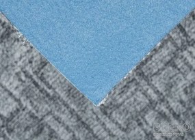 Breno Metrážový koberec DOBRO 95 (Ultratex), šíře 400 cm, Šedá/Vícebarevné