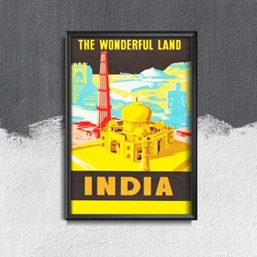 Dekorativní plakát Indie nádherná země