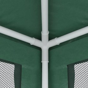 Party stan se 4 síťovanými bočnicemi zelený 3 x 3 m HDPE 319228