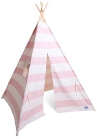 lovel.cz Dětský teepee stan Stripes - Pink