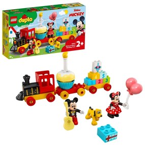 Lego stavebnice lego duplo | disney 10941 narozeninový vláček mickeyho a minnie