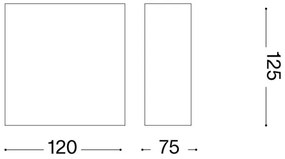Ideal Lux - Nástěnné svítidlo FLASH GESSO 1xG9/40W/230V bílá
