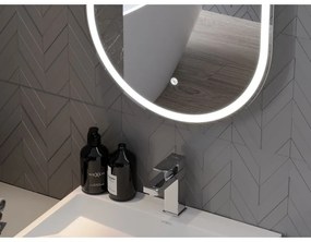 Mexen Bono podsvícené koupelnové zrcadlo 55 x 155 cm, LED 6000K, ventilátor - 9816-055-155-611-00