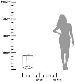 Stojan na květiny 40x24 cm antracit