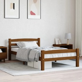 vidaXL Rám postele masivní borové dřevo 100 x 200 cm [322090] Barva: medová hnědá