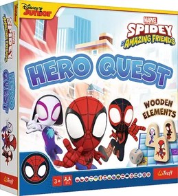 TREFL Společenská hra Spidey: Hero Quest / Pro celou rodinu / 18 karti