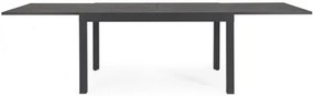 BIZZOTTO Rozkládací zahradní stůl CLIV antracit 135/270x90 cm