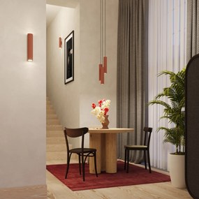 Sollux Lighting Závěsná lampa LAGOS 2 červená okrová