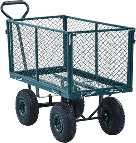 vidaXL Zahradní ruční vozík 350 kg [145510] Barva: Černá