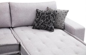 Designová rohová sedačka Wilano 350 cm světle šedá