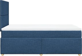 Box spring postel s matrací černá 120x190 cm textil 3291218