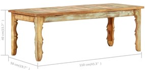 Konferenční stolek 110 x 50 x 40 cm masivní recyklované dřevo - Default Title