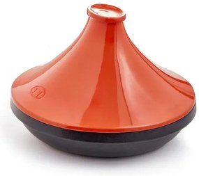 Emile Henry Keramická tajine na indukci Delight Colorama, víko oranžová Toscane, Ø 33 cm 766322