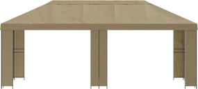 Zahradní altán 6 x 3 m Béžová Polyester a ocel 190 gsm 3376007