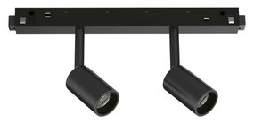 Ideal Lux LED reflektor EGO TRACK DOUBLE 3000K Barva: Černá, Varianty: 24W, Stmívání: On-Off