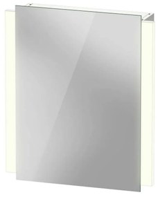 Duravit Ketho.2 - Zrcadlová skříňka s LED osvětlením, 70x60x16 cm, 1 dvířka, panty vlevo K27135L00001000