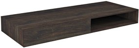 Sapho, MORIAN umyvadlová skříňka 120x14x48cm, dub černý, levá, MR122