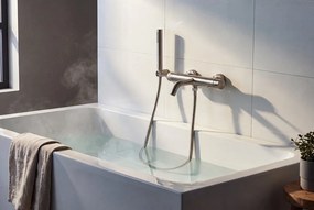 Sapho Sapho, MINIMAL sprchový sloup s pákovou s baterií, nerez mat, MI139
