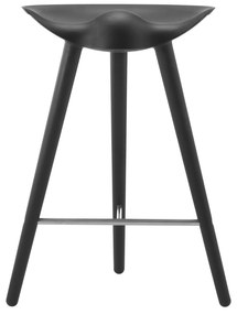 AUDO (MENU) Barová stolička ML 42 Counter, Black, nerezová ocel