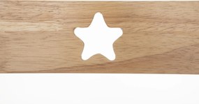 Dřevěná dětská židle STAR, hnědé