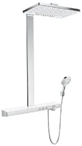 Hansgrohe Rainmaker Select - Sprchový set Showerpipe 460 s termostatem, 2 proudy, bílá/chrom 27028400