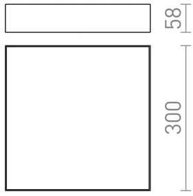 RED - Design Rendl - R12850 - LED Stropní svítidlo LARISA LED/30W/230V bílá