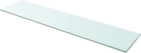 Policové desky 2 ks sklo čiré 110 x 25 cm 3051590