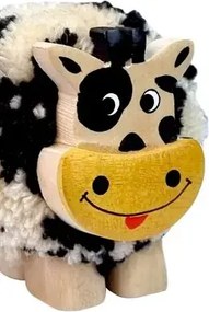 2Kids Toys Dřevěná figurka XL pompon Kráva