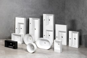 GSI KUBE X keramické umyvadlo 60 x 37 cm s přepadem Extra Glaze bílá 9454111