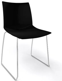 GABER - Židle KANVAS S, černá/chrom